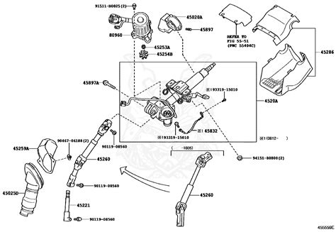 45260 28110 Toyota Shaft Assy Steering Intermediate No2 Nengun