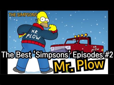 The Best ‘simpsons Episodes 2 Mr Plow【심슨가족 S4 E9】 Youtube