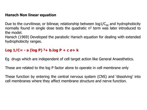 Hansch And Free Wilson Analysis Pptx