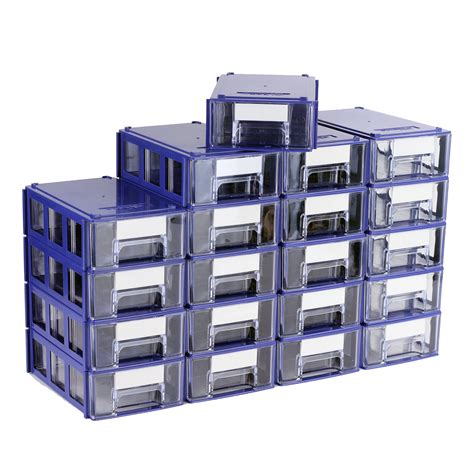Stackable Storage Cubes With Drawers