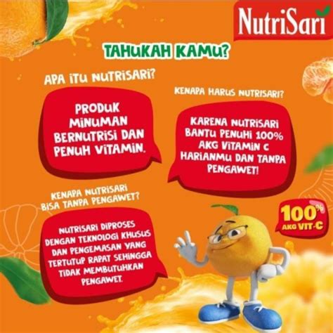 Promo Nutrisari Minuman Serbuk Rasa Markisa Sachet 14 Gr Kemasan Karton Diskon 17 Di