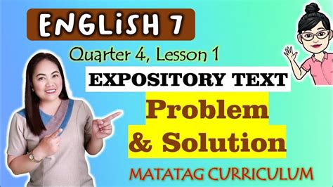 Understanding Problem Solution Expository Texts A Comprehensive Guide