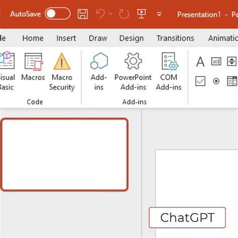 chatgpt generate microsoft powerpoint slides by generating visualbasic