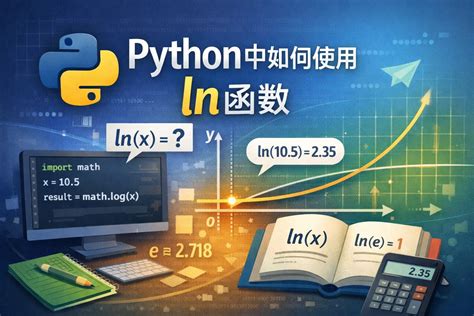 Python中如何使用ln函数 Python中如何使用ln函数