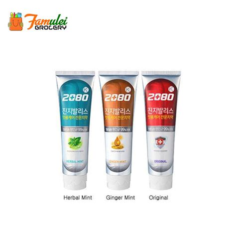 2080 Gingivalis Toothpaste Originalherbal Ginger120g Shopee Philippines