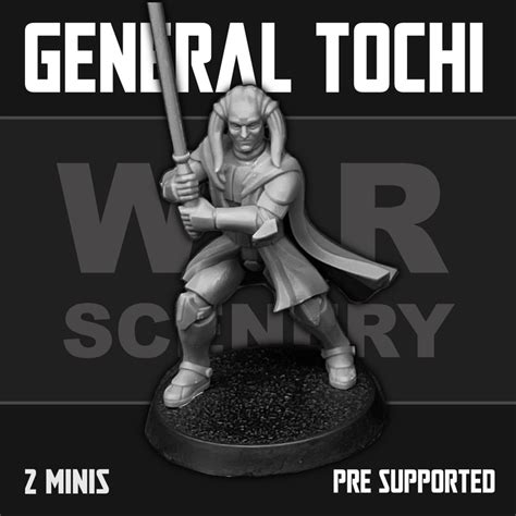 3d Printable General Tochi By War Scenery