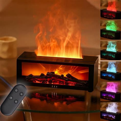 Fireplace Diffuser Flame Fireplace Essential Oil Diffuser 150ml