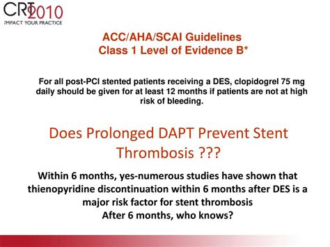 The Impact Of Prolonged Antiplatlelet Therapy Following Des Ppt Download