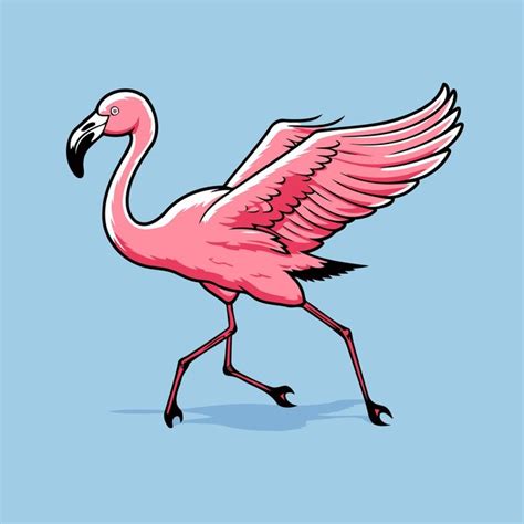 Premium Vector Flamingo Bird Vector Illustration Of A Flamingo Bird