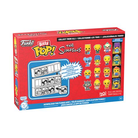 The Simpsons Bart Bitty Pop 4 Pack Retrospace
