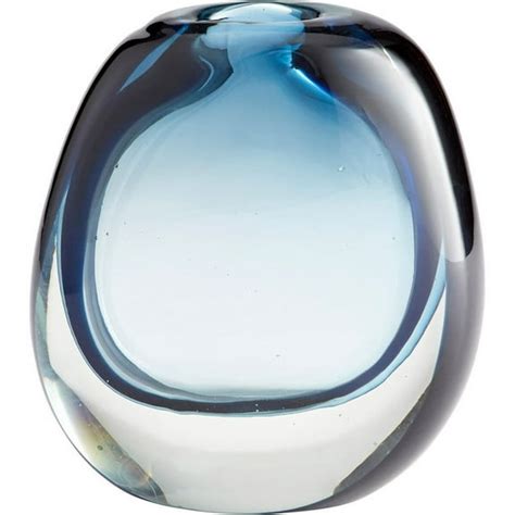 Cyan Lighting Mod Vase 8 Inches Tall And 65 Inches Wide
