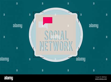 Word Writing Text Social Network Business Photo Showcasing A Framework Of Individual Linked By
