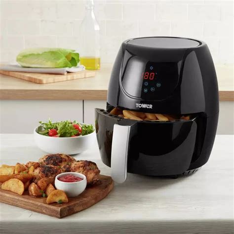 Tower 4l Digital Air Fryer Black Smyths Homevalue