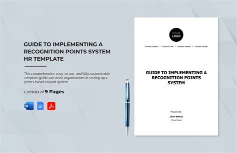 Free Editable Recognition Templates In Word To Download