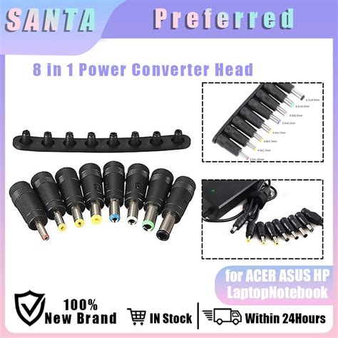 In Laptop Adapter Charger Pin Dc Female Connector For Acer Asus Hp Laptop Notebook Shopee