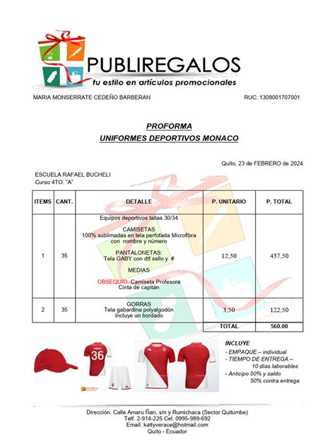 Proforma Deportivos 23 02 2024 Pdf