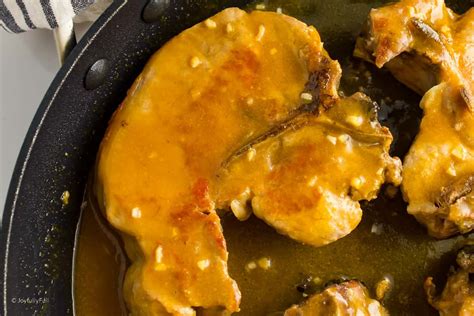 Baked Pork Chops With Maple Dijon Sauce Paleo Joyfully Full