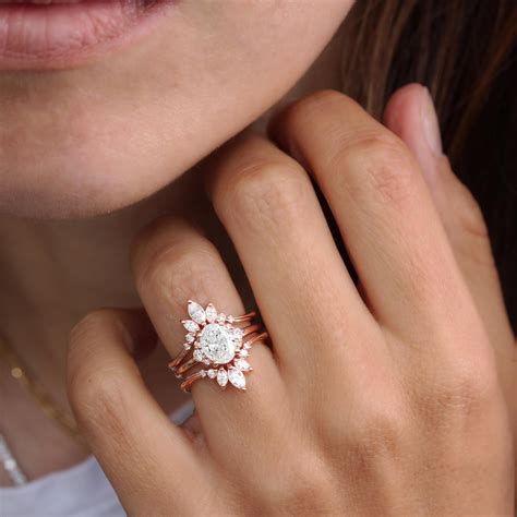 Customizable Simple Oval Diamond Engagement Ring With Ring Guard