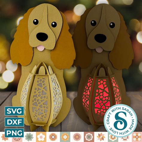 Cocker Spaniel Lantern Craft With Sarah