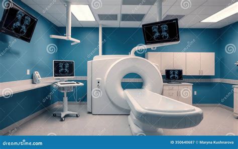Modern Ct Scan Room Stock Image 348586033