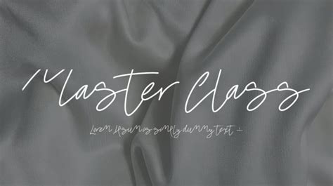 Master Class Font Download Free For Desktop And Webfont
