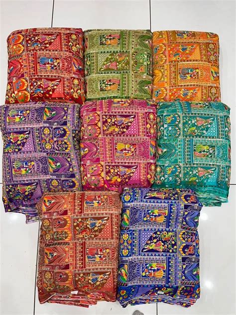 Pure Natural Crepe Coding Position Print Fabric At ₹ 500meter Crepe