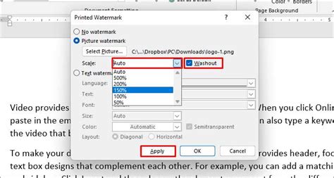How To Add A Background Image On Word