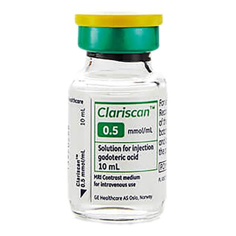 Mri Contrast Media Supplier Clariscan Injection For Accurate Mri Imaging