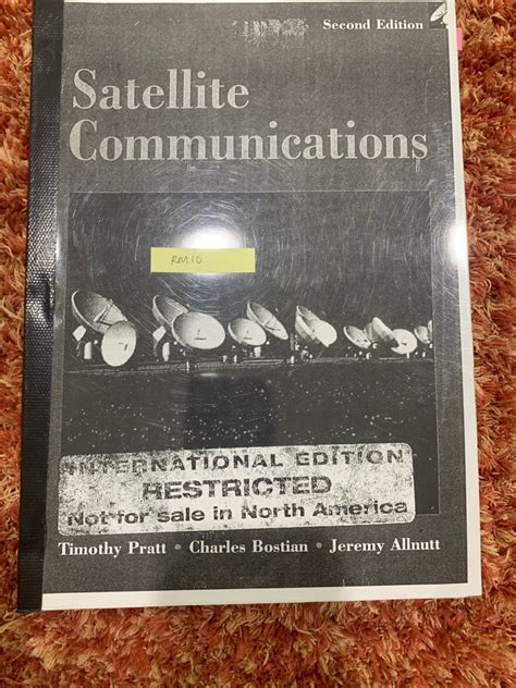 Satellite Communications Nd Edition Hobbies Toys Books Magazines Textbooks On Carousell
