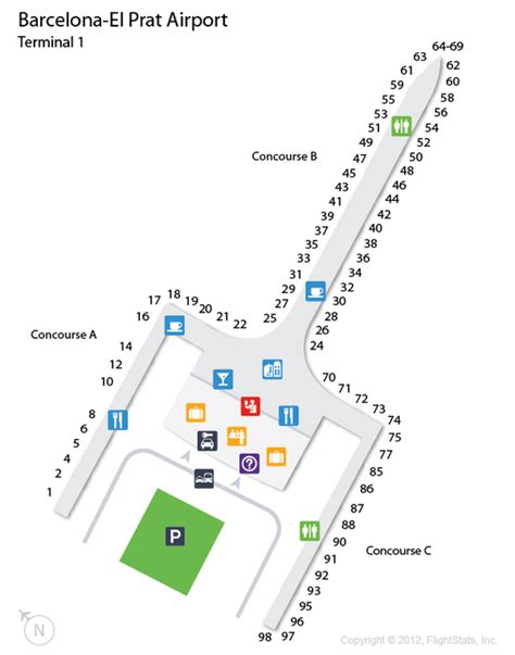 Terminal 1 Barcelona Airport Map At Jennifer Escobar Blog