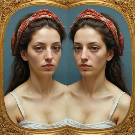 Woman In Stereoscopic 3d By Delacroix Stereoscopic