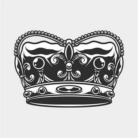 Premium Vector Crown Vector Illustration