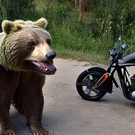 Motorcycle With Compass 1