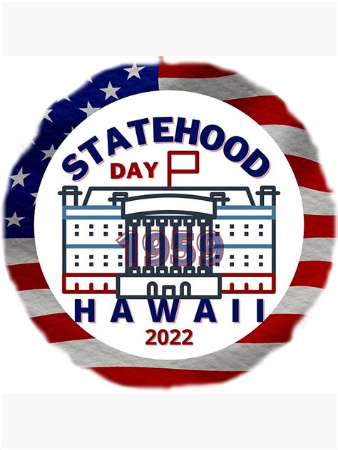 Statehood Day 1959 Hawaii 2022 Poster For Sale By Ibtissamtoum93