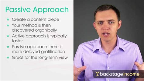 Difference Between Active And Passive Traffic Generating Techniques Backstageincome