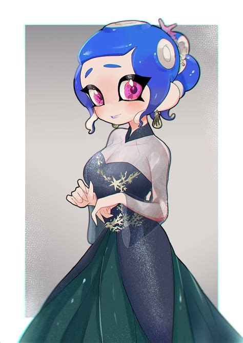Octoling Player Character And Octoling Girl Splatoon Drawn By Doro