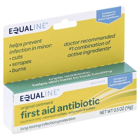 Equaline First Aid Antibiotic Original Ointment 05 Oz Instacart