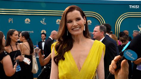 Geena Davis Enjoyed Reconnecting With Friends At The 74th Emmys