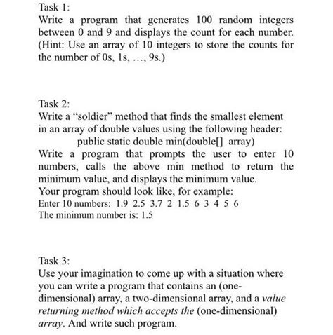 Solved Task Write A Program That Generates Random Chegg