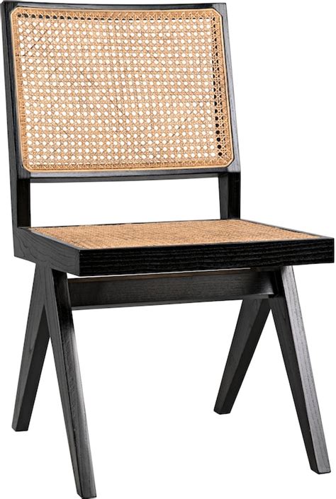 Noir Joseph Side Chair Charcoal Black Ae 129chb Portland Or Key Home Furnishings
