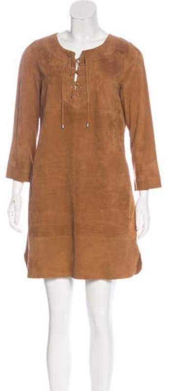 Joie Suede Mini Dress Brown Suede Mini Dress Suede Mini Dress Mini