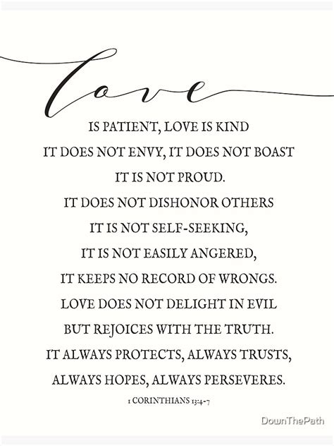 1 Corinthians 134 7 Love Verses Bible Verse Lettering Love Is