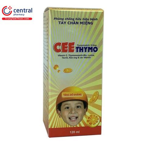Thuốc Cee Thymo 120ml Tăng Cường Miễn Dịch Cho Cơ Thể Khoẻ Mạnh