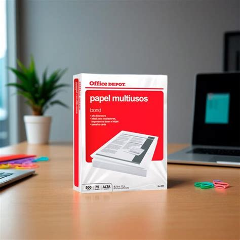 Papel Bond Tamaño Carta Office Depot Blanco 500 Hojas Office Depot Mexico