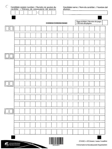 Ib Chinese Answer Sheet Pdf