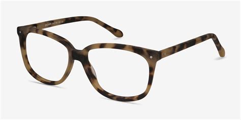 Escape Rectangle Matte Tortoise Full Rim Eyeglasses Eyebuydirect
