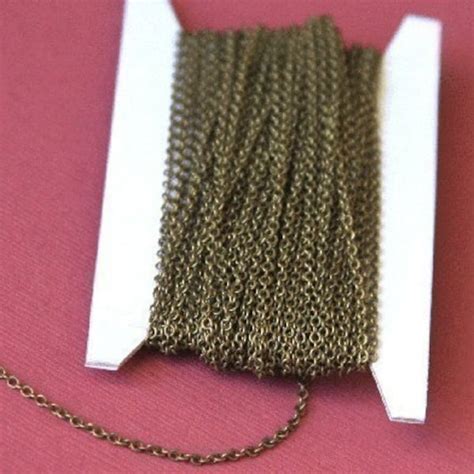 Brass Chain Etsy