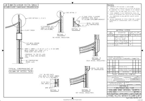 Ac 036915 001 Fireproofing For Column And Vessel Skirts