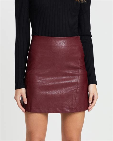 Atmosandhere Elora Pu Mini Skirt Airrobe