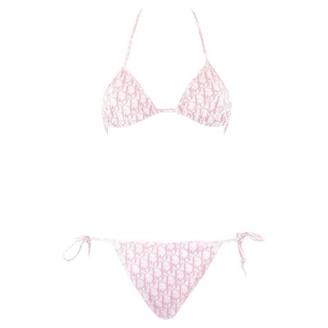 Dior Diorissimo Pink Monogram Bikini For Sale At 1stdibs